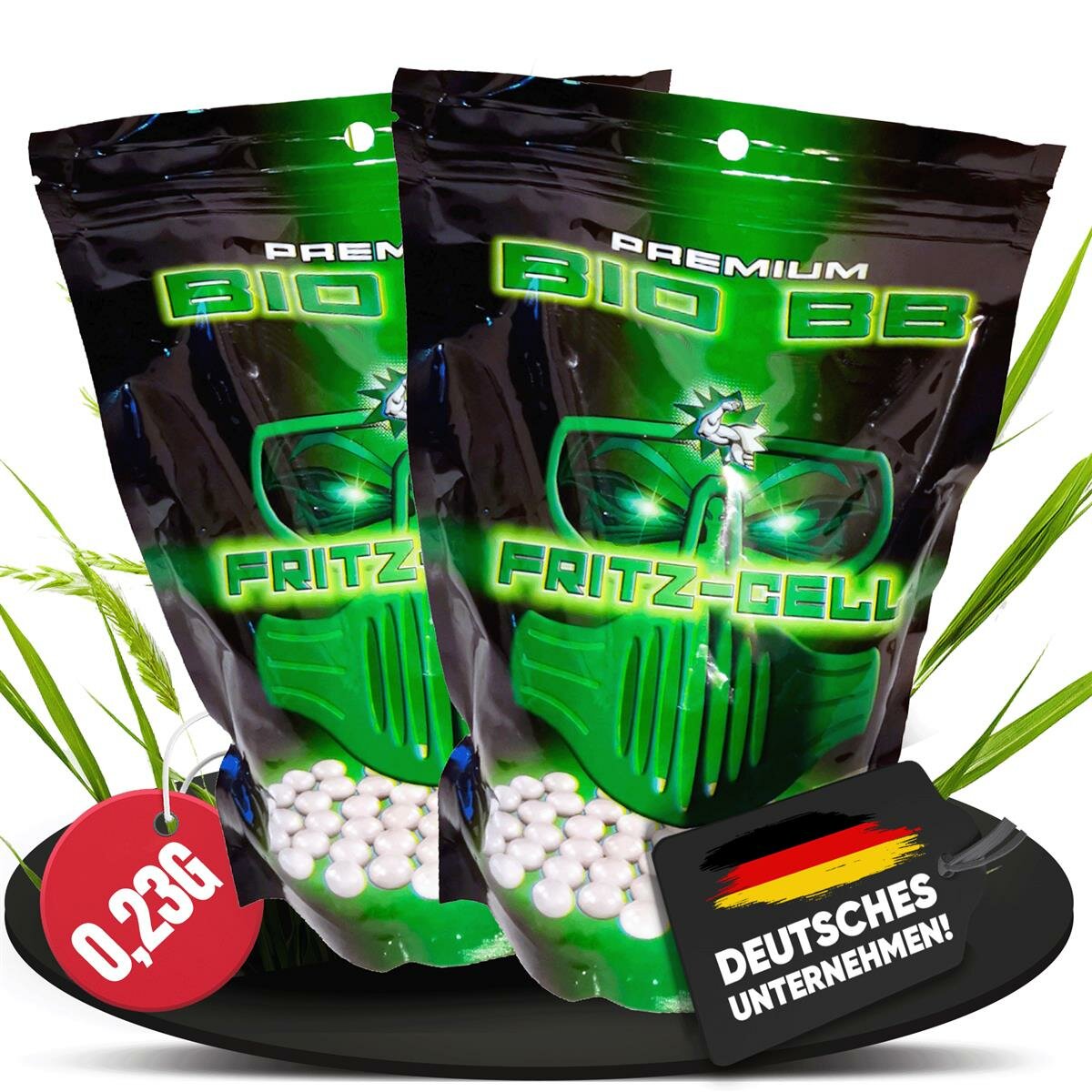 2 x Bio BBs 6mm 0,23g 4347 Stück Beutel Premium, 22,01