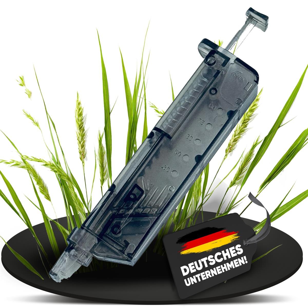 Fritz-Cell Airsoft Universal Speedloader inkl. Pistolen Adapter für 9 ...