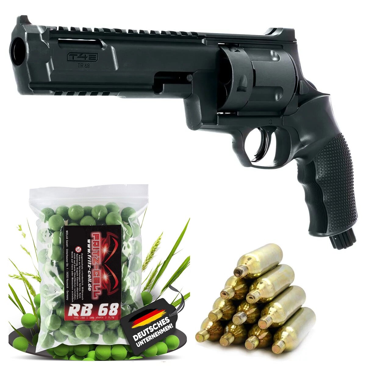 SET T4E Home Defense TR 68 BLK .68 Rubberball CO2