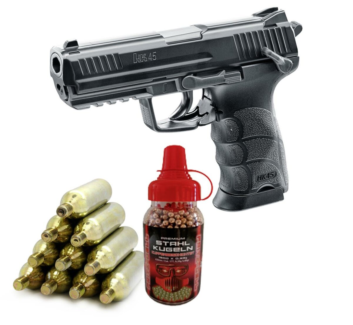 Heckler&Koch HK45 BLK 4,5 mm (.177) BB CO2